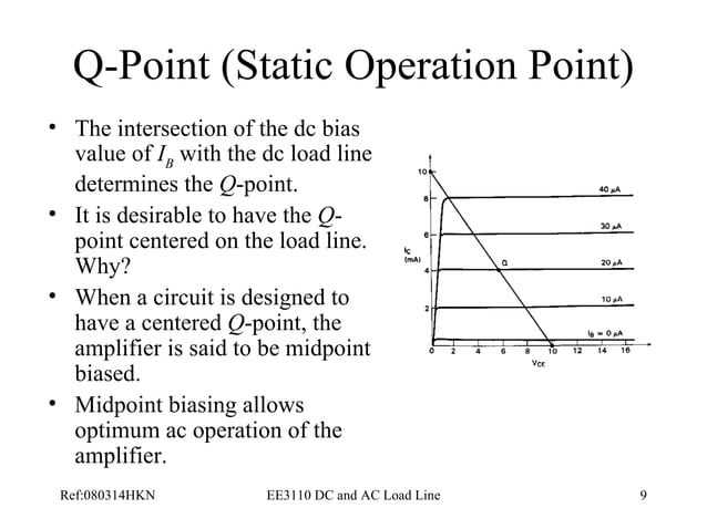 L07 dc and ac load line | PPT | Computer Networking | Computing