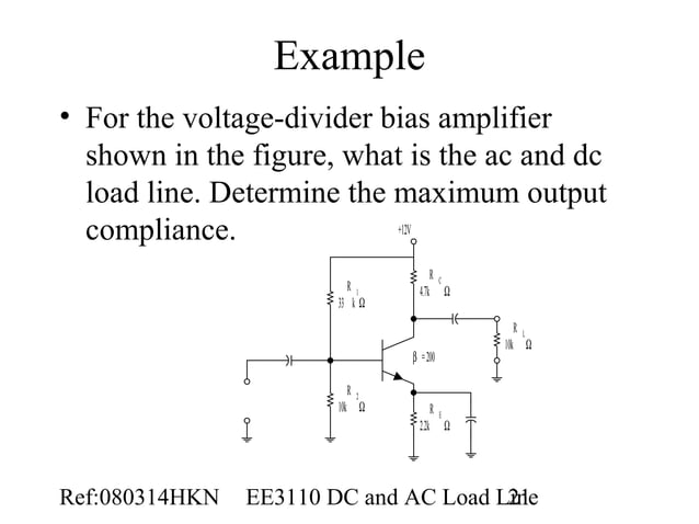 L07 dc and ac load line | PPT