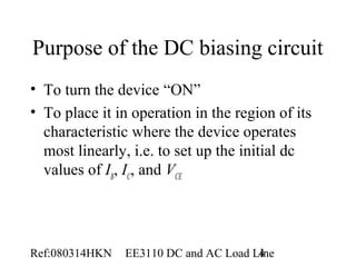 L07 dc and ac load line | PPT