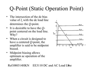 L07 dc and ac load line | PPT