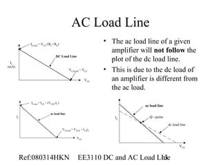 L07 dc and ac load line | PPT