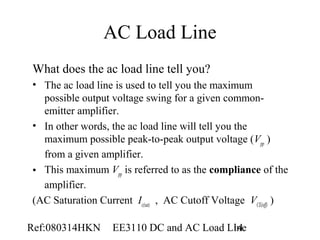 L07 dc and ac load line | PPT