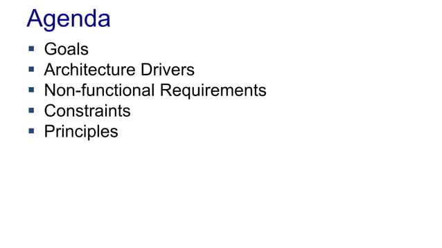 L08 architecture considerations | PPTX