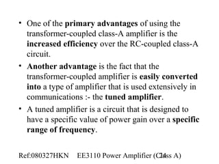 L08 power amplifier (class a) | PPT
