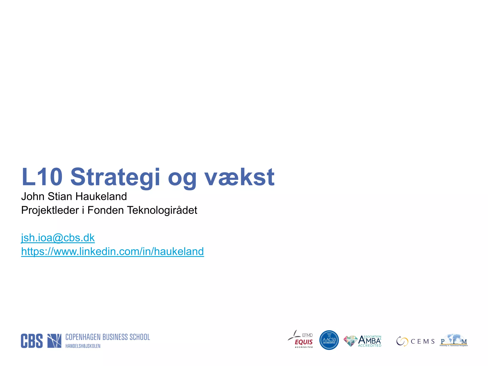 L08 strategi og strategiske alliancer | PDF