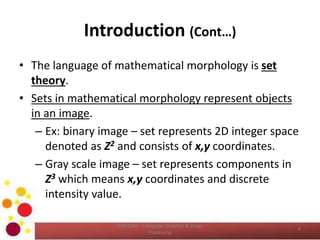 COM2304: Morphological Image Processing | PPTX