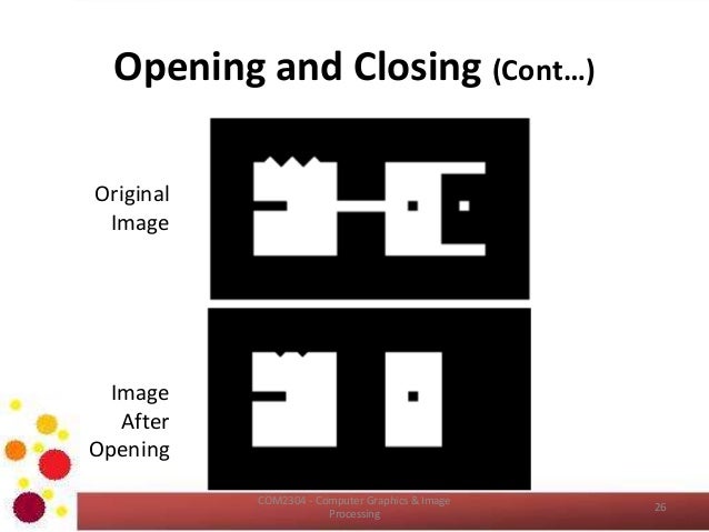 Morphological Image Processing