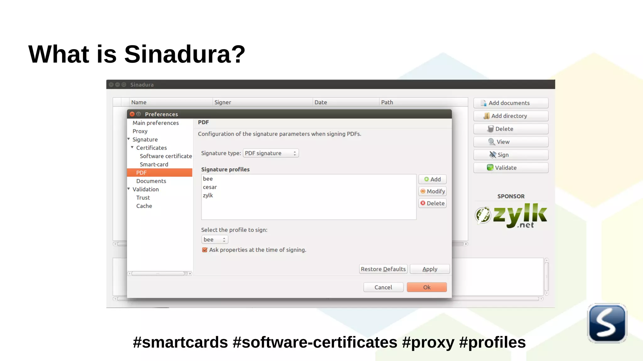 Sinadura ECM: Protocol-based signatures for Alfresco | PDF