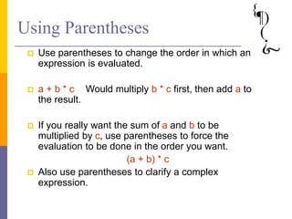 C Programing Arithmetic Operators.ppt