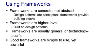 L09 Frameworks | PPTX | Programming Languages | Computing