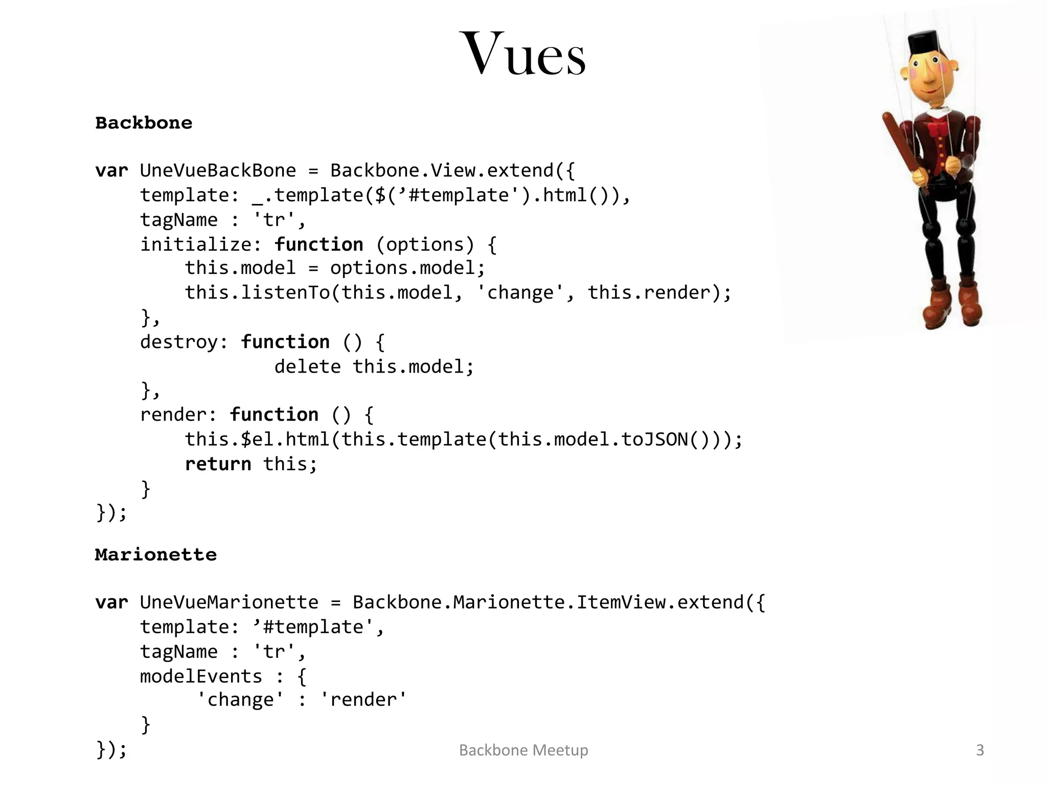 Introduction à Marionette | PPT