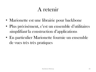 Introduction à Marionette | PDF