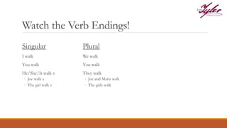 Subject verb agreement | PPTX