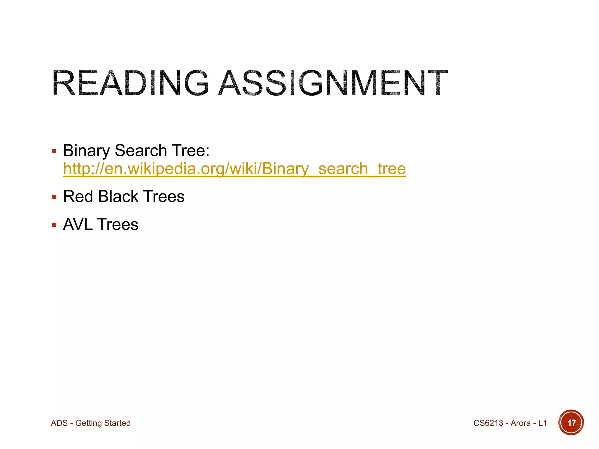 Stacks Queues Binary Search Trees Lecture 1 Advanced Data Structures Pptx Programming