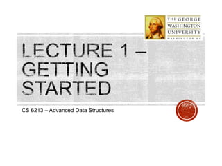 Stacks, Queues, Binary Search Trees - Lecture 1 - Advanced Data ...
