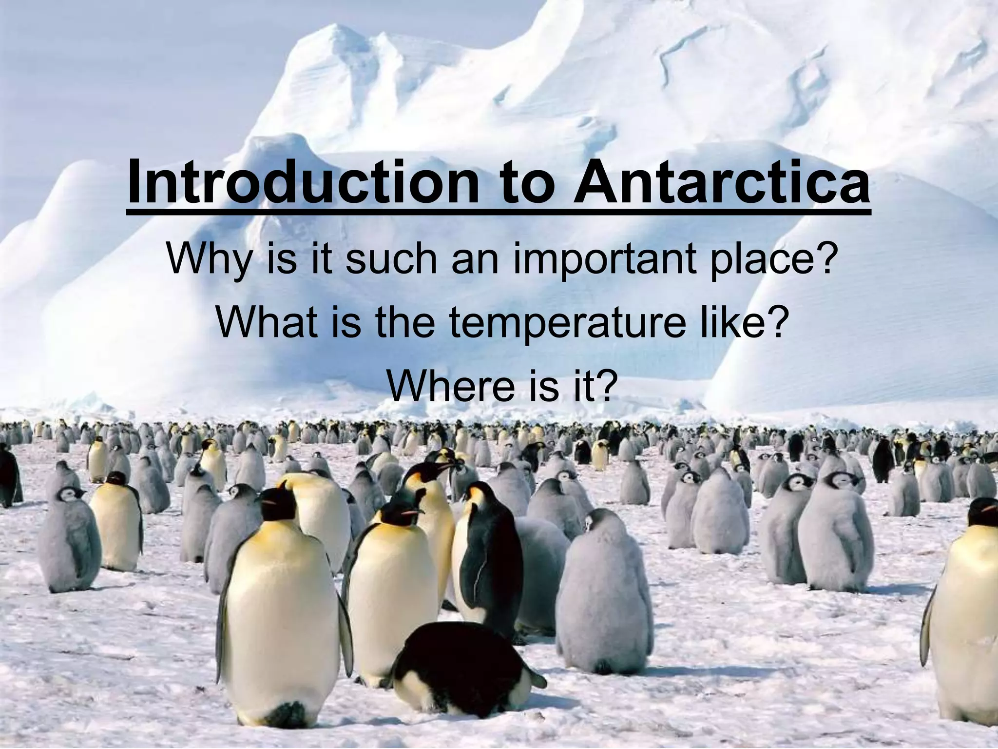 L1. antarctica location and climate ap | PPT