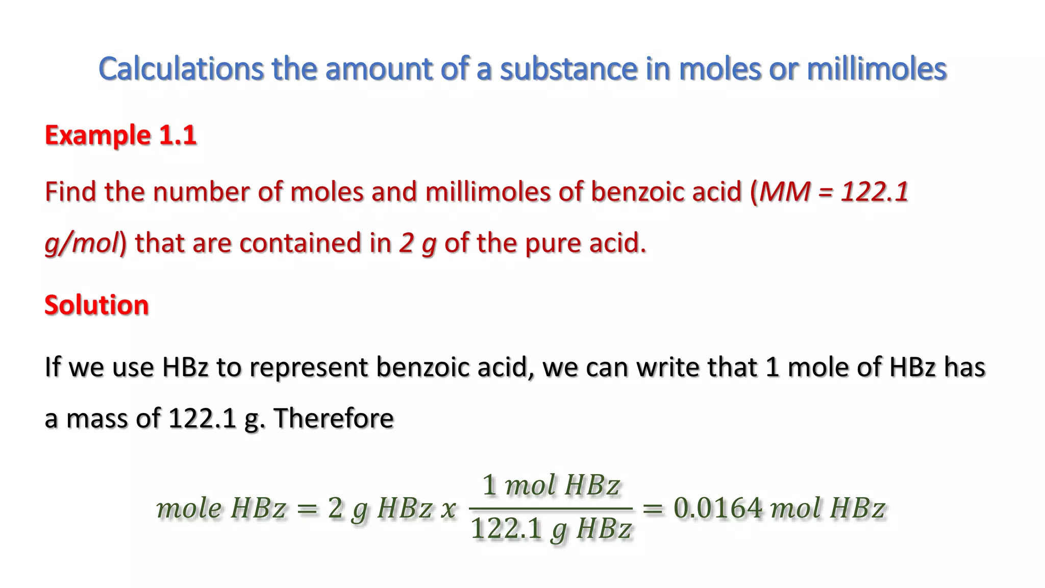 analytical chemistry: introduction | PPTX