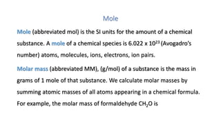 analytical chemistry: introduction | PPTX