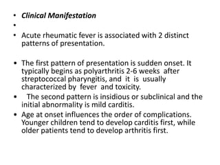L1.. rheumatic fever | PPTX | Heart and Cardiovascular Diseases ...