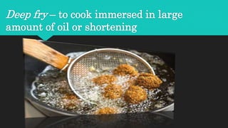 Preparation and Cooking of Food | PPTX