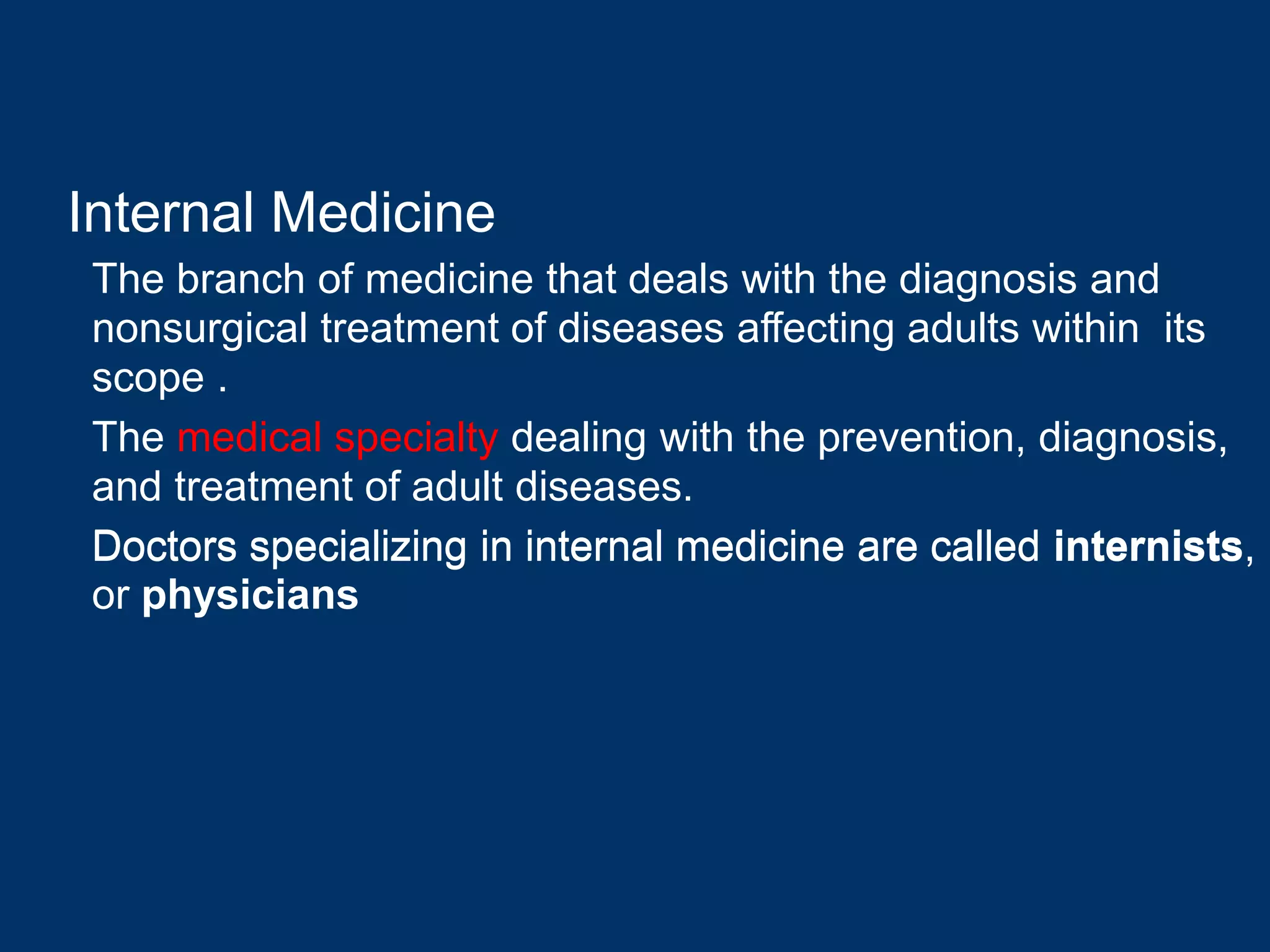 L 1. introduction to medicine | PPTX