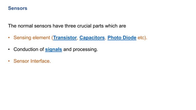 Introduction to Mechatronics, Sensors and Transducers | PPTX