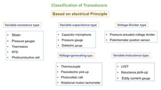 Introduction to Mechatronics, Sensors and Transducers | PPTX