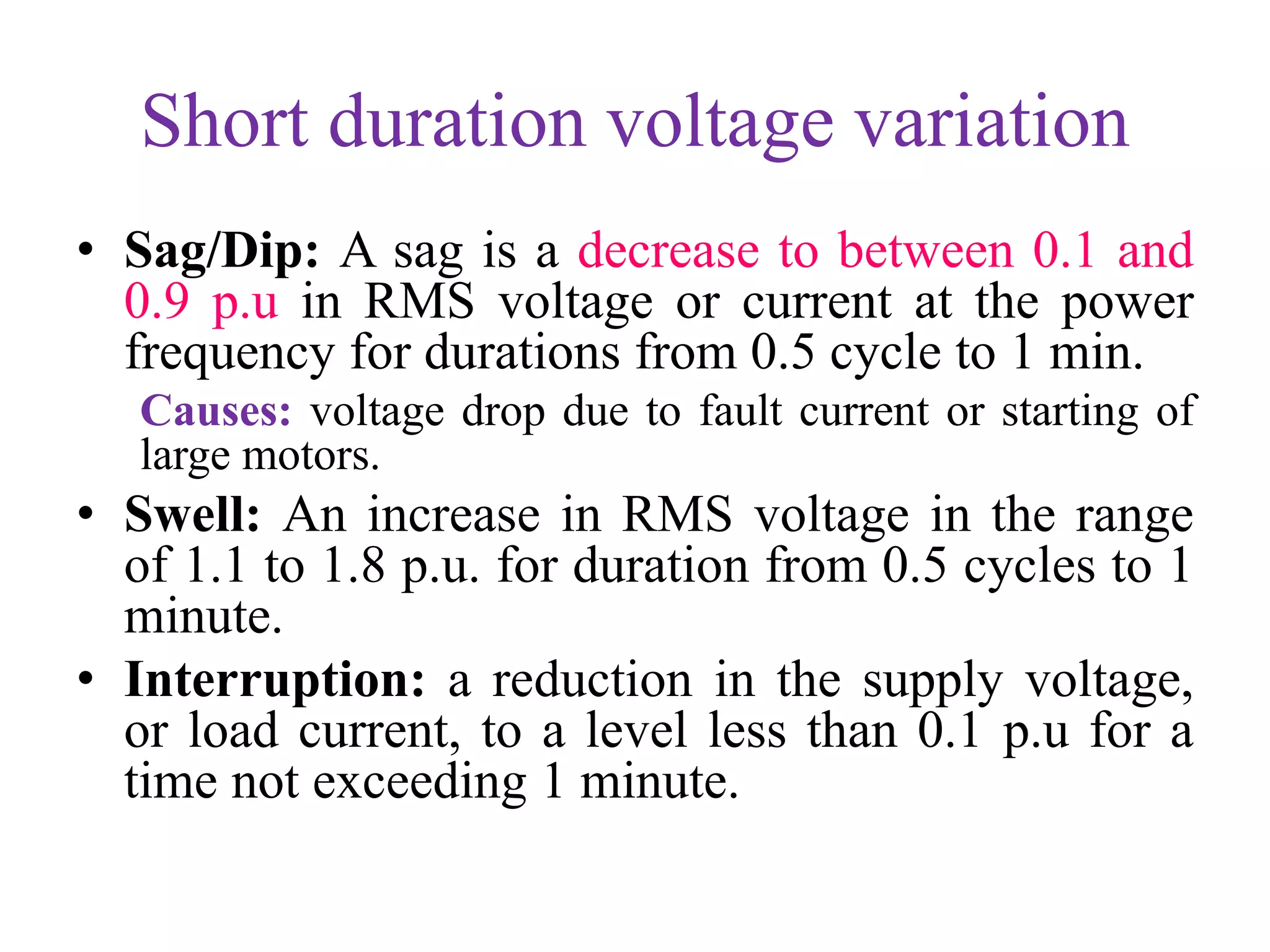 Introduction to Power Quality Problems | PDF