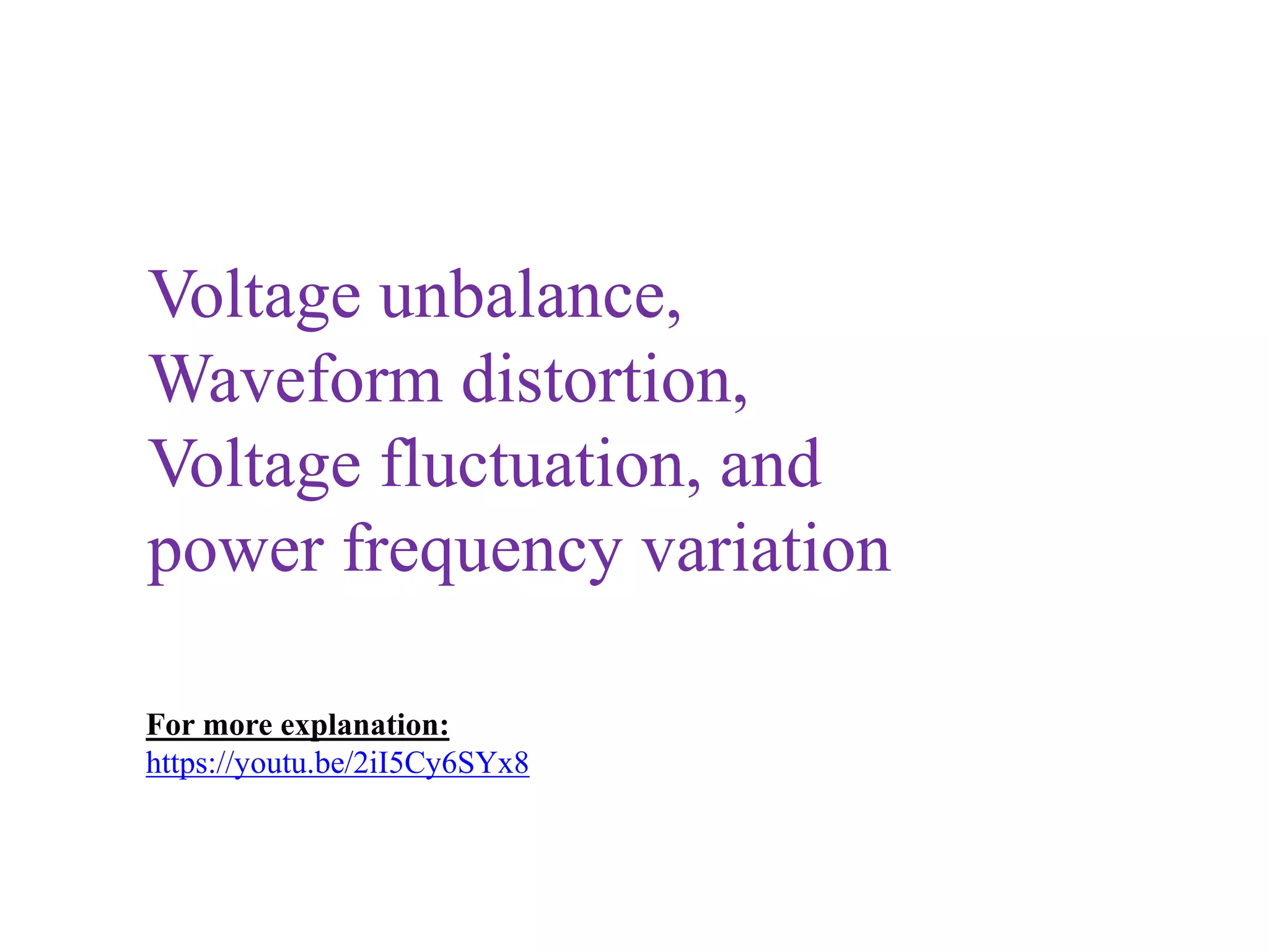 Introduction to Power Quality Problems | PDF