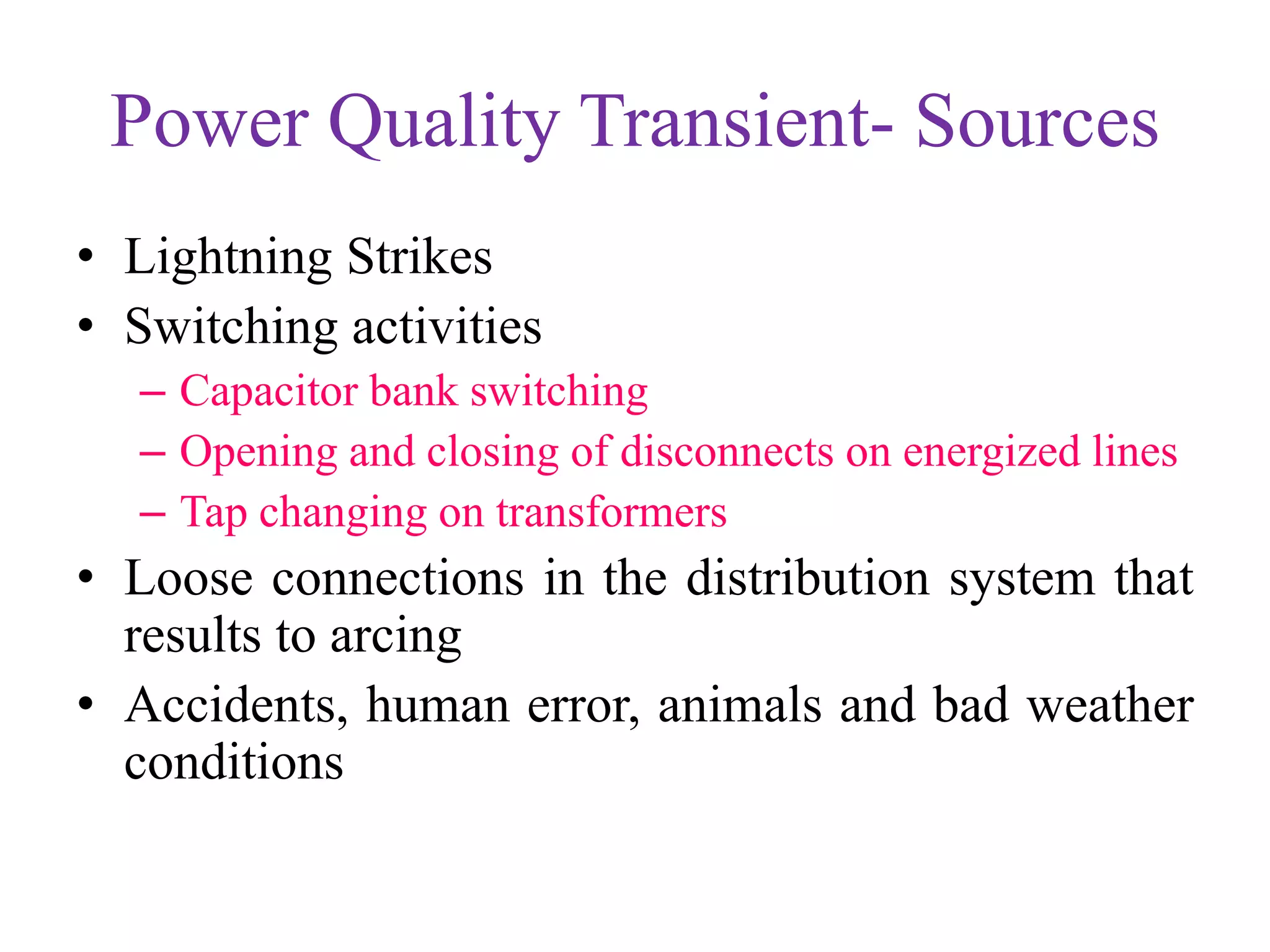 Introduction to Power Quality Problems | PDF