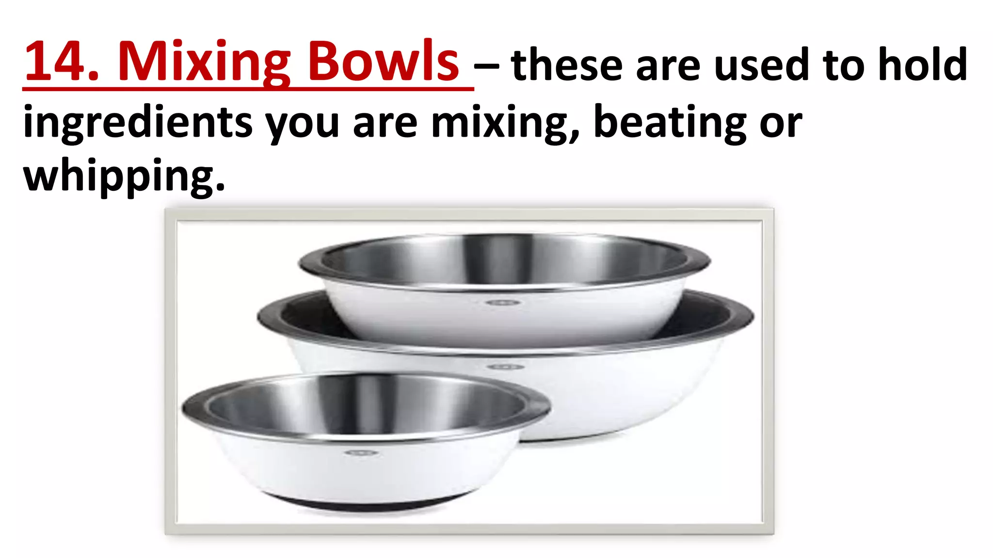 Baking Tools and Equipment | PPTX