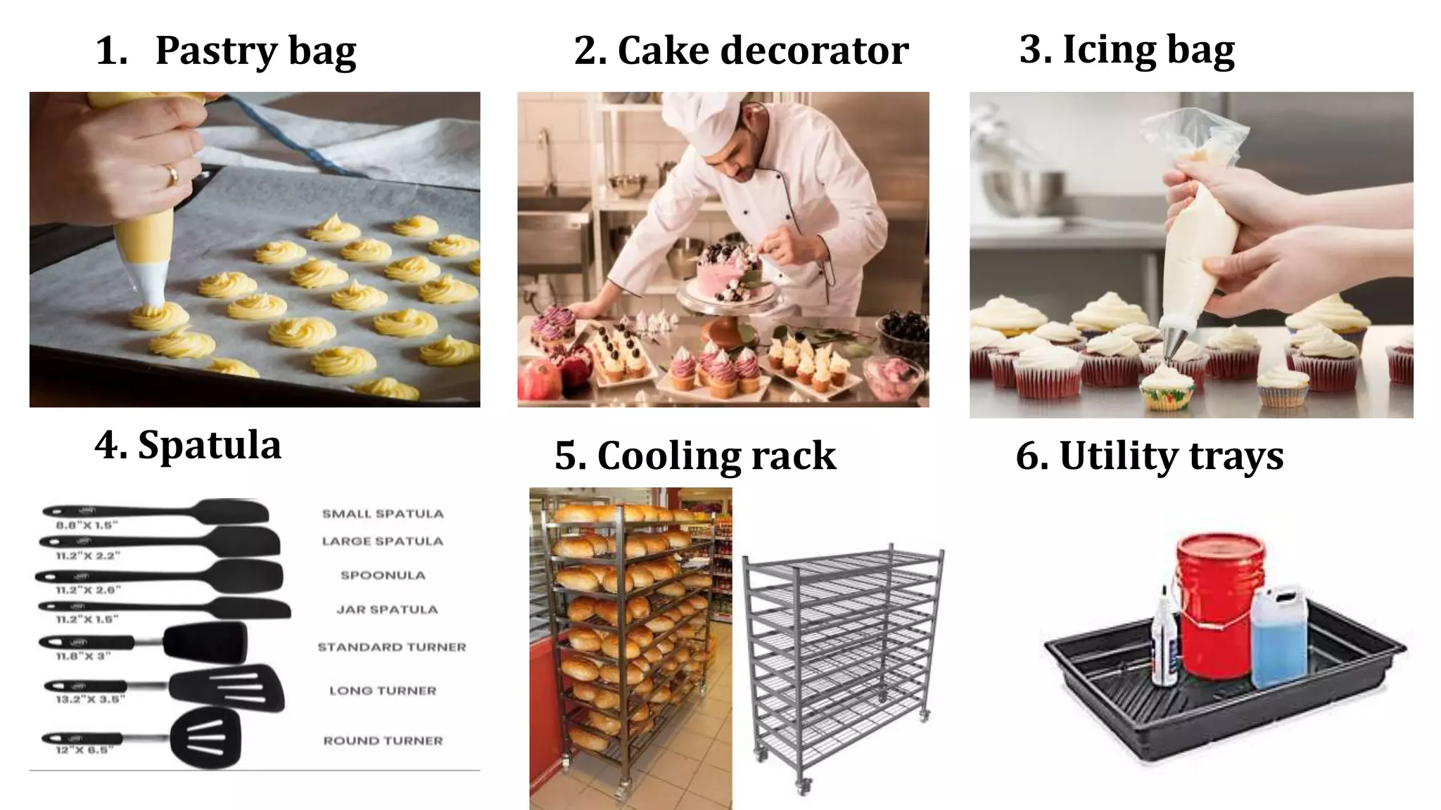 Baking Tools and Equipment | PPTX | Home Appliances | Home & Garden