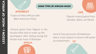 MAPEH10 AFRICAN MUSIC _ 2ND QUARTER - MCDR | PPTX