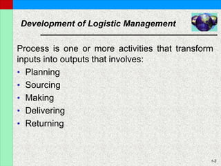 logistics strategy | PPT