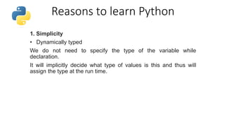 Python basics | PPT