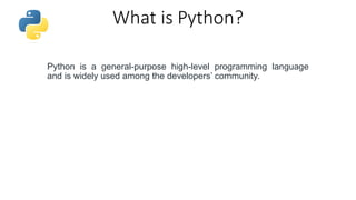 Python basics | PPTX