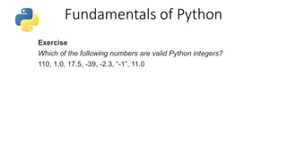 Python basics | PPTX