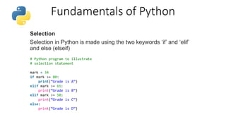 Python basics | PPTX