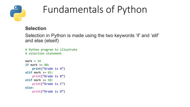 Python basics | PPTX