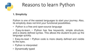 Python basics | PPTX