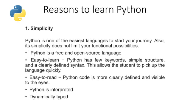 Python basics | PPTX
