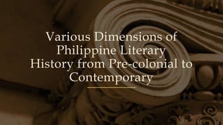 L1.1 21st Century Lit - Pre-Colonial Period.pptx