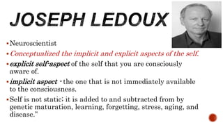 The self from various perspective (Philosophers and Anthropologists) | PPTX