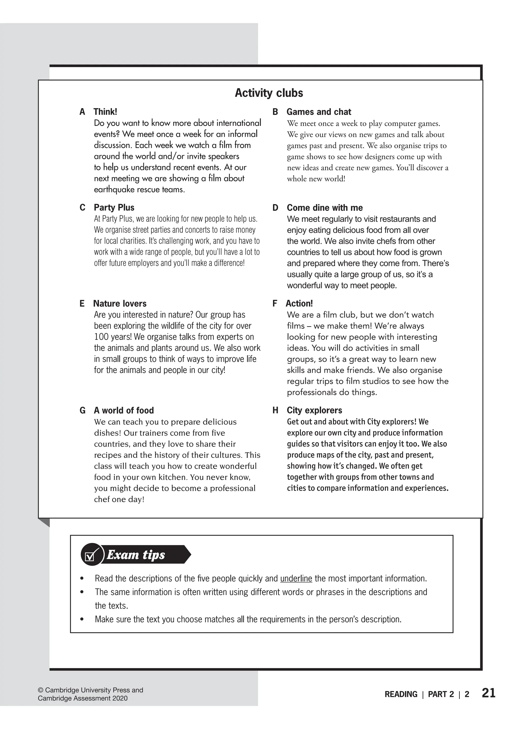 B2 Exam Booster Cambridge English preliminary | PDF