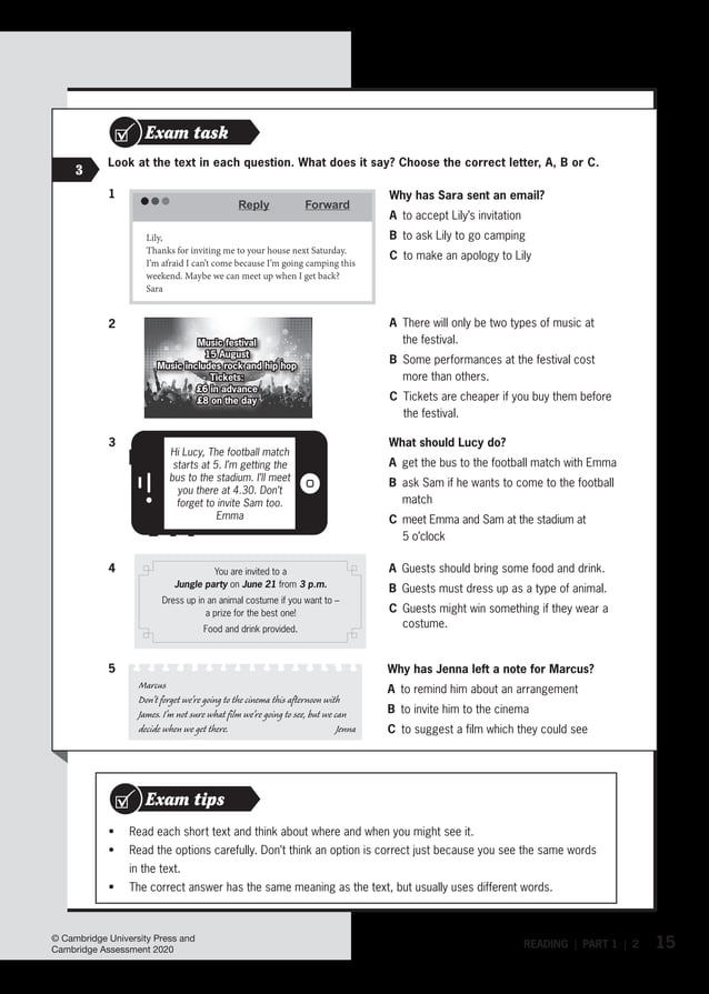 B2 Exam Booster Cambridge English preliminary | PDF