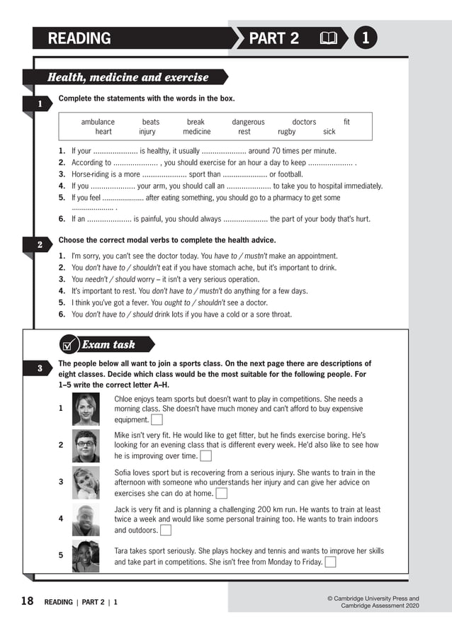 B2 Exam Booster Cambridge English preliminary | PDF
