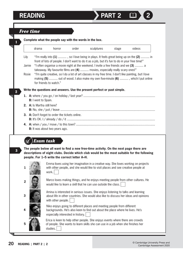 B2 Exam Booster Cambridge English preliminary | PDF