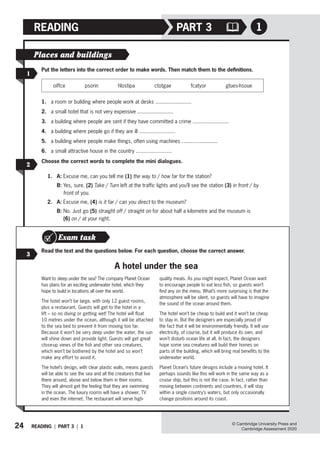 B2 Exam Booster Cambridge English preliminary | PDF