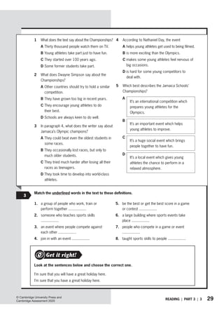 B2 Exam Booster Cambridge English preliminary | PDF