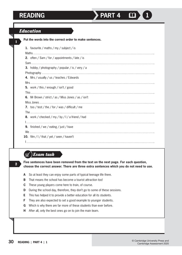 B2 Exam Booster Cambridge English preliminary | PDF
